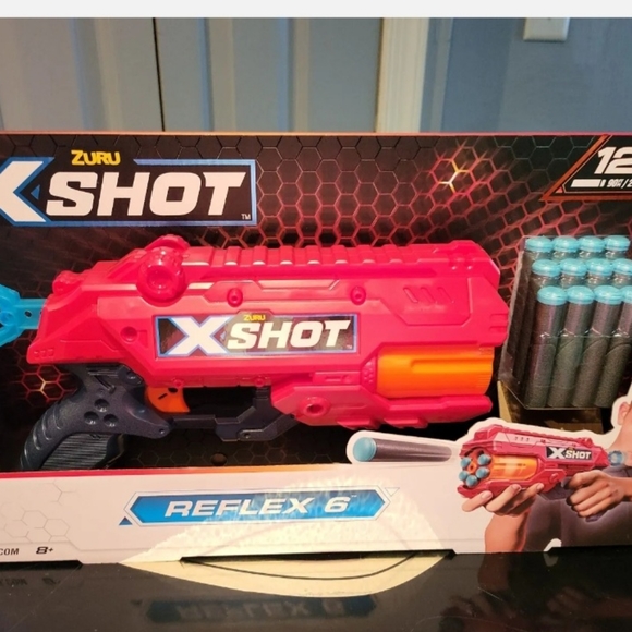 Zuru | Toys | Zuru Xshot Excel Double Reflex 6 Foam Dart Blaster With 6 ...